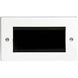 Philex 70435R Single Width Brushed Cable Entry/Exit Faceplate: Amazon ...