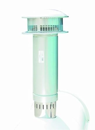 Selkirk EF1 Aluminum Flue Stack with Rain Cap, 6" Diameter x 18" Height ...