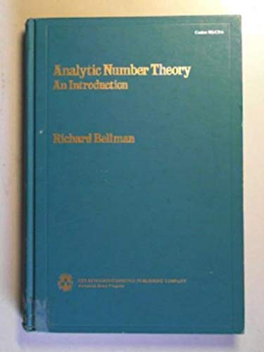 Analytic number theory: An introduction (Mathematics lecture note ...