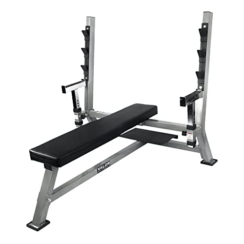 Valor Fitness BF-48 Olympic Weight Bench Press Station - Spotter Arms ...