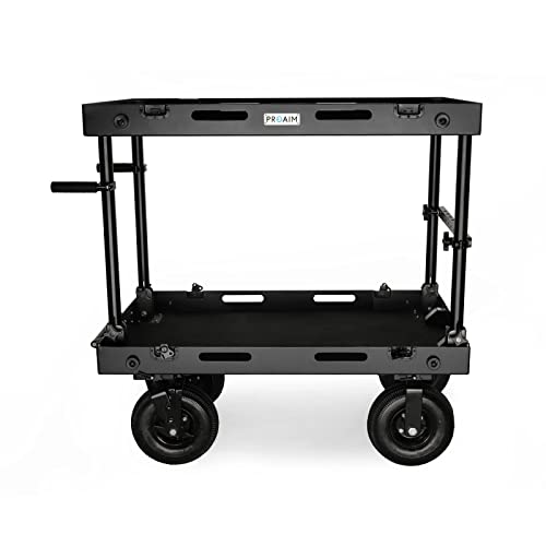 PROAIM Victor Lite 42” Camera Production Cart for Film/Studio/Stage/DIT ...