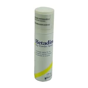 Betadine Polvo Seco Spray: Amazon.es: Salud y cuidado personal