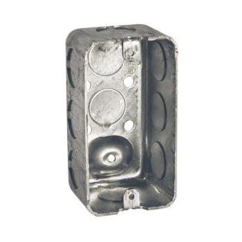 Hubbell-Raco 861 1/2-Inch Knockout in Center Handy Box Cover ...