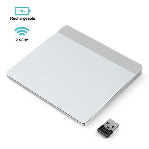 Wireless Trackpad, Jelly Comb 2.4GHz Rechargeable Touchpad with Nano ...
