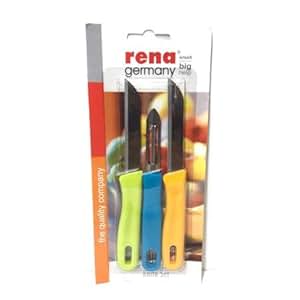 Amazon.com: Rena Germany Knife Set of 2 with Peeler: Kitchen & Dining
