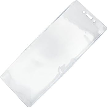 Amazon.com : Clear 3 7/8" x 6 3/4" Event Size Ticket / Credential ...