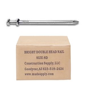 8D Duplex Nail with Brite Shank, Double-Head, 50 Pounds - Hardware ...