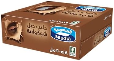 Saudia Double Chocolate Milk, 18 x 200 ml price in Saudi Arabia ...