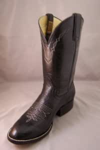 Amazon.com | Hondo Boots Spanish Shoulder Cowboy Boots - Ropers | Shoes