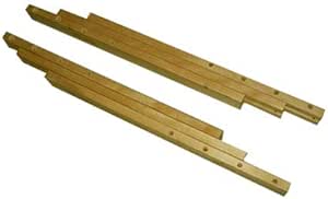 Amazon.com: Wood Table Slide Extension or Extender (1 Pair) - 68" Long ...