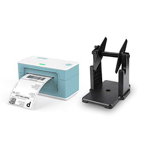 MUNBYN External Rolls Label Holder, 2 in 1 Fan-Fold Stack Paper Holder ...