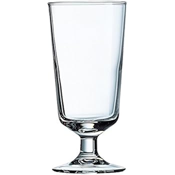 Amazon.com | Luminarc Atlas Footed Highball (Set of 4), 10 oz, Clear ...