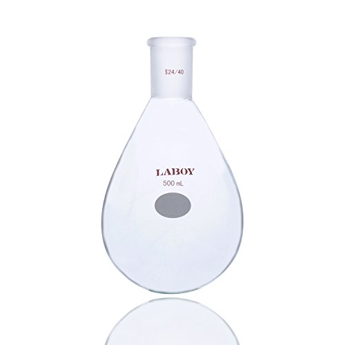 Laboy Glass Recovery Flask Rotary Evaporator Flask Heavy Wall 500mL ...