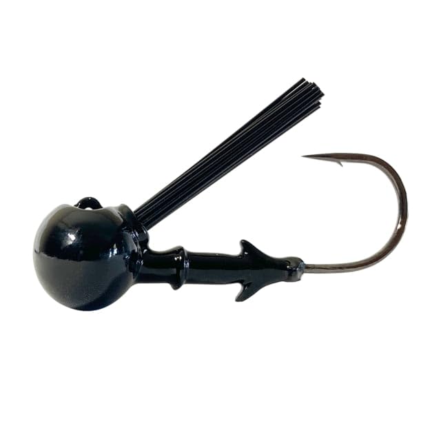 Dobyns Rods FBHEADW/GRDBLK1/44PK Black Football Head w/weed guard ...