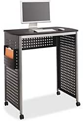 Amazon.com: Safco Products Scoot Stand Up Computer Workstation Desk ...