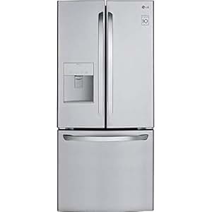 Amazon.com: LG LFDS22520S 22 Cu. Ft. Stainless French Door Refrigerator ...