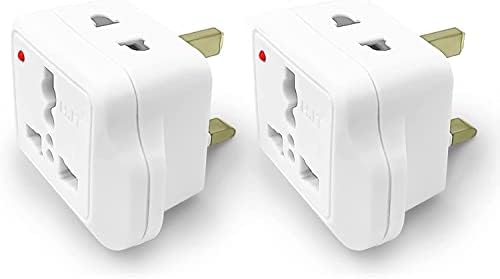 Travel Adaptor With 10A Fuse For KSA/UAE/UK/USA Universal Travel Plug ...
