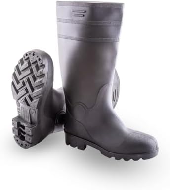 WORKMAN Safety Gumboot with Steel Toe 100% Waterproof Lightweight ...