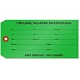 Amazon.com : Firearms/Weapons Identification Tag, 6.25" x 3.125 ...