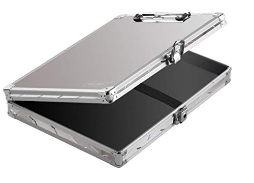 Vaultz Briefcase Aluminum Locking Storage Clipboard Hard Solid Paper ...