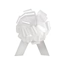 Amazon.com: Wedding White Pull String Bows - 8 Inch Wide 20 Loops Large ...