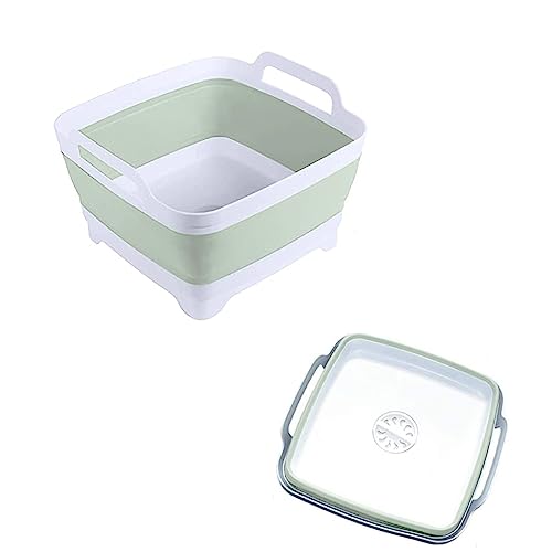 MontNorth Dishpan for Washing Dishes,9L Collapsible Dish Tub Portable ...