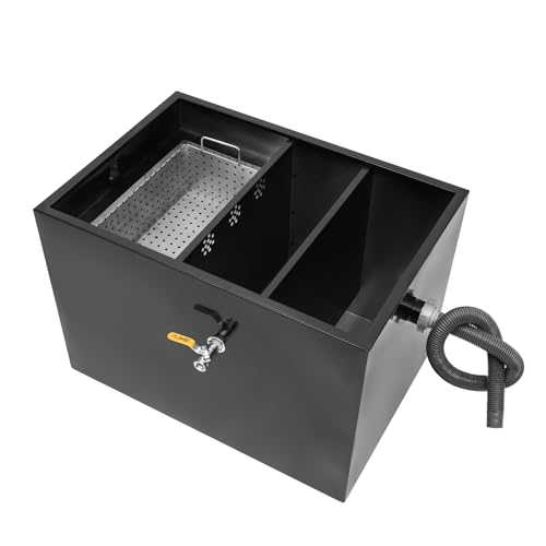 Commercial Grease Trap Interceptor 50 Pounds Stainless Steel Grease ...