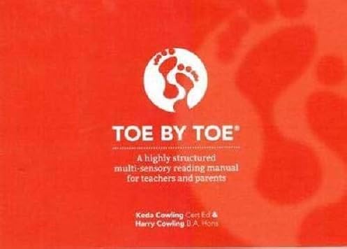 Toe by Toe: Highly Structured Multi-Sensory Reading Manual for Teachers ...