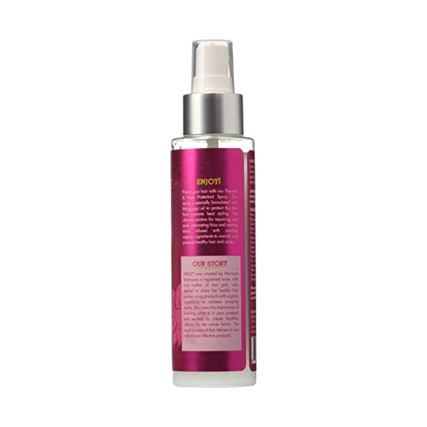 Mielle Mongongo Oil Thermal & Heat Protectant Spray, Protects Hair from ...