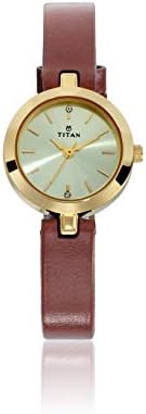 Titan Women's Quartz Watch with Analog Display and Leather Bracelet ...