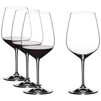 Amazon.com | Riedel Accanto Lead Free Crystal 19.75 Oz Red Wine Glasses ...