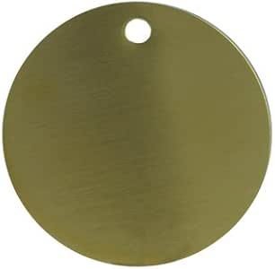 Amazon.com: Round Brass Tags, blank - 100 pack: Home Improvement