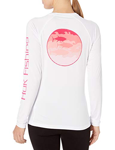 HUK Women's Pursuit Long Sleeve Performance Shirt + Sun Protection ...
