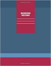 Banking Record: Bank transaction record book: Budget, Efficient ...