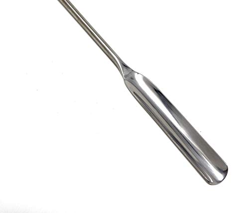 Micro Scoop Stainless Steel Reagent Sample Spoon Lab Spatulas 10Pcs ...