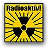 Copytec Aufkleber/Sticker -Radioaktiv Radioaktivität Strahl Atomkerne ...