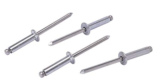 Rivets, Aluminum, 3/16" X 1" Inch, (6-16), Choose Size, Gap (.75-1 ...