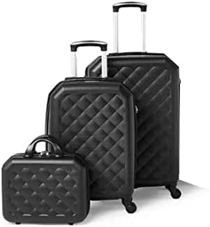 PK PARTNER Suitcase Set of Hard Shell Travel Trolley Luggage Bag Set ...