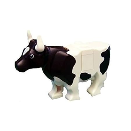 Amazon.com: Lego Cow with Black Spots - Lego Animal Figure: Toys & Games