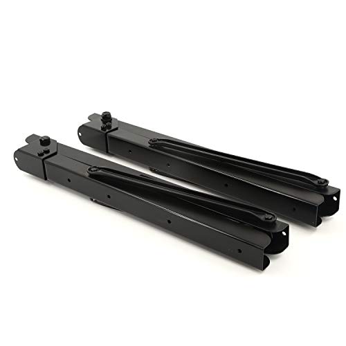Ultrawall 24 inch Black Sturdy Folding Shelf Brackets, Heavy Duty ...