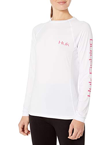 HUK Women's Pursuit Long Sleeve Performance Shirt + Sun Protection ...