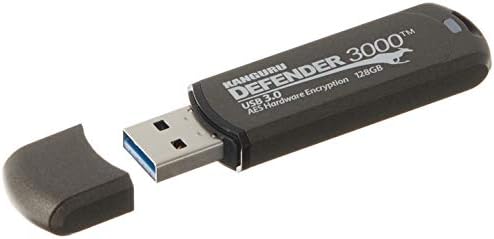 Kanguru KDF3000-128G Defender 3000 Flash Drive (Kanguru Defender 3000 ...