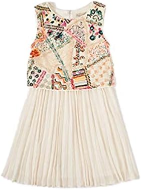 FG4 Special Occasion Drees for Girls, Color Cream - Size 7 - 8 Years ...