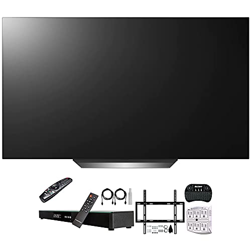 LG OLED77C9PUB 77" C9 4K HDR Smart OLED TV w/AI ThinQ + Deco Gear Home ...