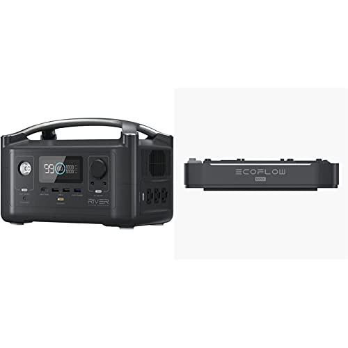 EF ECOFLOW River 288Wh Portable Power Station,3 x 600W(Peak 1200W ...