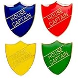 School Badge House Captain Traditional Shield Shape Several Colours ...