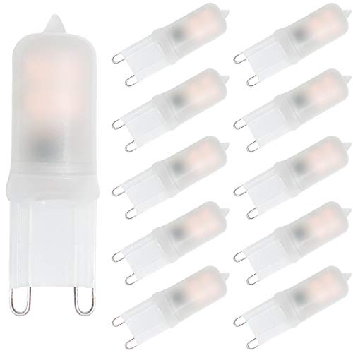 Bayshe G9 LED Bulb 2W,20watt Halogen Equivalent Lights ,2700K Soft Warm White 200lm AC120V G9 Bi ...