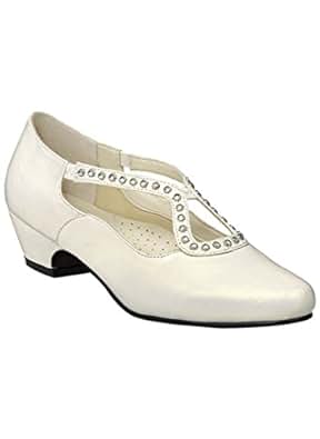 Amazon.com | AngelSteps Women's Adult Sylvia Pump Leather | Pumps