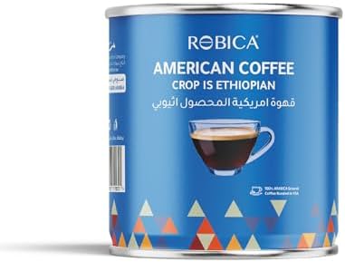 Robica Ethiopian Coffee 250g - 100% Arabica Ground Coffee, American ...