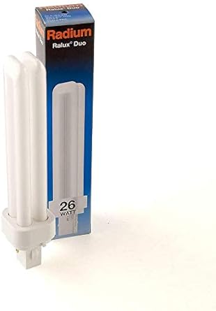 Radium lámpara fluorescente compacta RALUX Duo, casquillo G24d-3 26 W ...